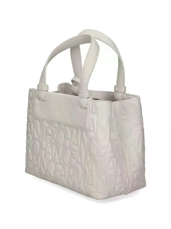 Armani Exchange Embossed-logo Tote Bag