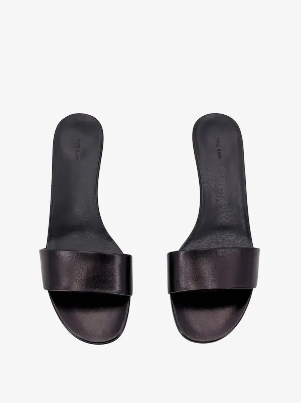 THE ROW Leather Slides