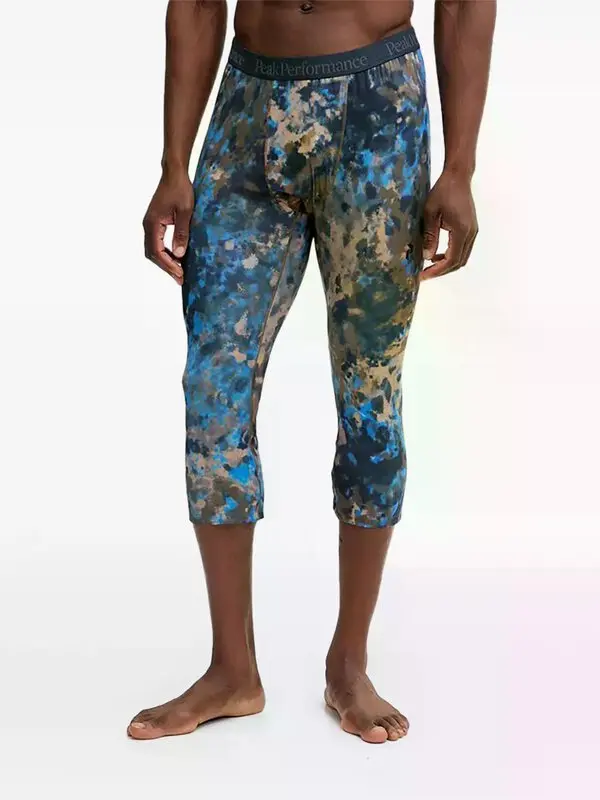 PEAK PERFORMANCE Printed Cropped Baselayer Leggings