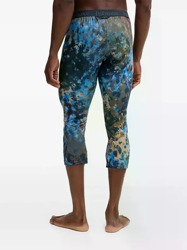 PEAK PERFORMANCE Printed Cropped Baselayer Leggings