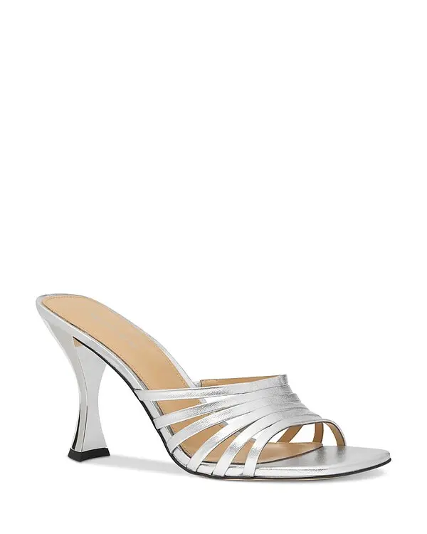 Michael Kors Haisley High Heel Sandals - Silver