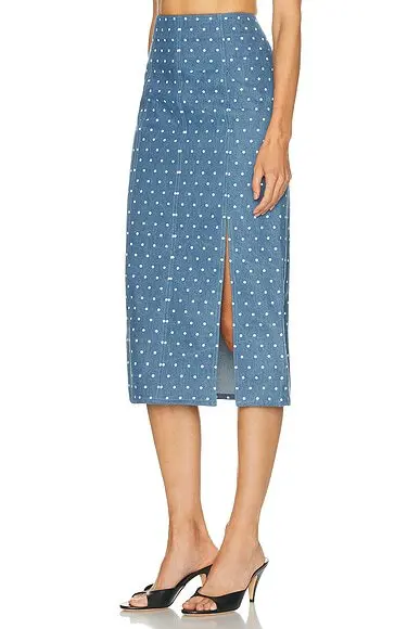 Carolina Herrera High-waisted Midi Skirt