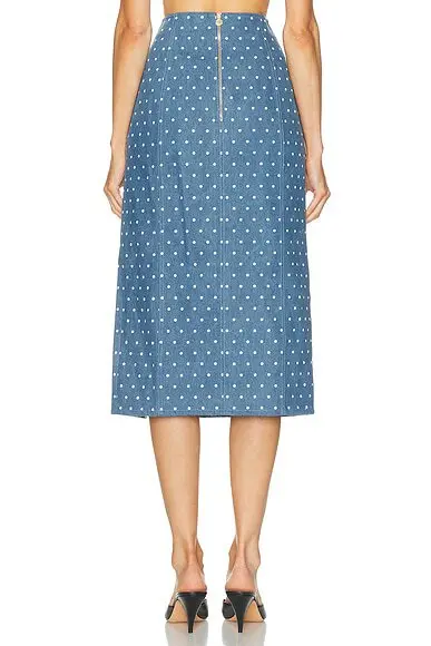 Carolina Herrera High-waisted Midi Skirt