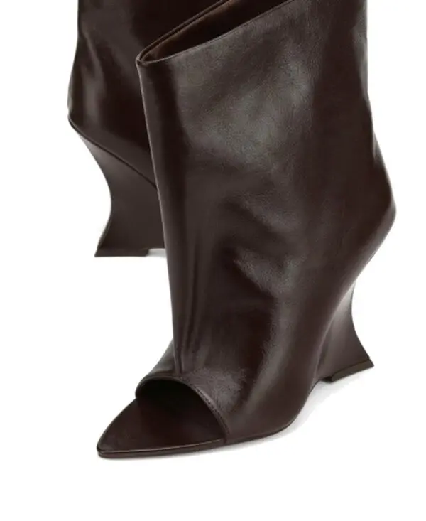 NAKED WOLFE Reptile Leather Ankle Boots
