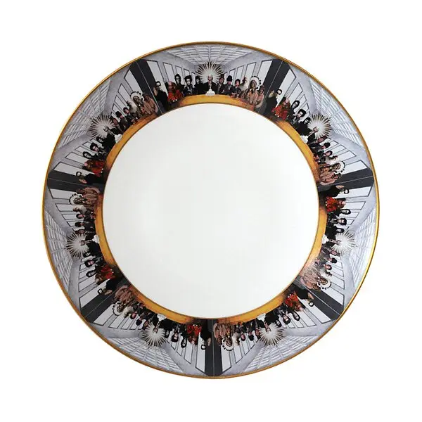 Bernardaud L'art De La Table Last Supper Megaplex Marco Brambilla Coupe Plate - Multi