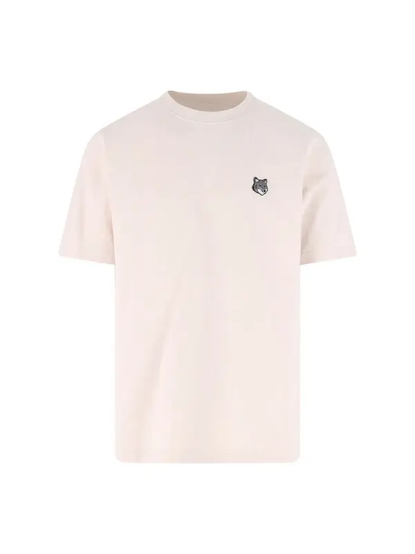 Maison Kitsuné Fox Head T-shirt - Beige