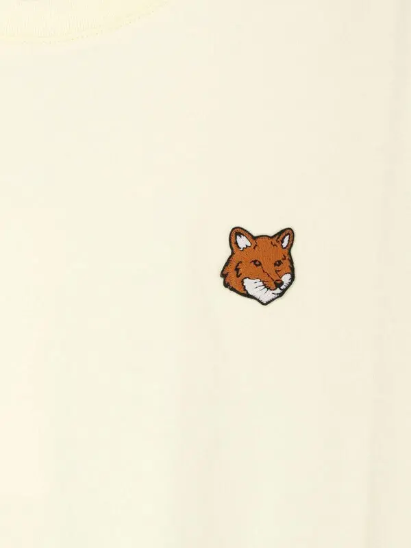 Maison Kitsuné Fox Head T-shirt - Yellow