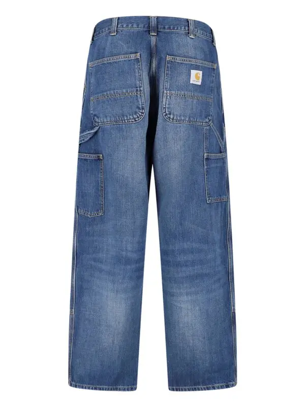 Carhartt Work In Progress Double Knee Jeans - Blue