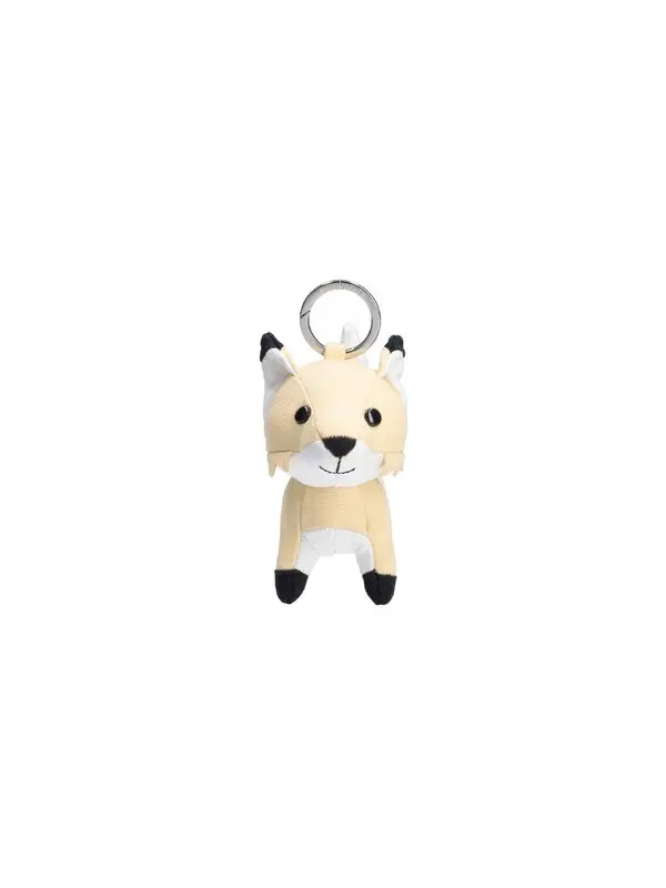 Maison Kitsuné Keychain Charm "fox - Beige
