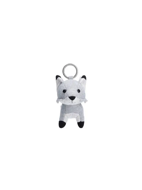 Maison Kitsuné Keychain Charm "fox - Gray