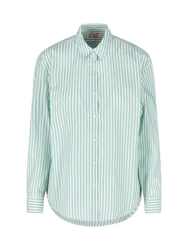 MC2 SAINT BARTH Brigitte Striped Shirt - Multi