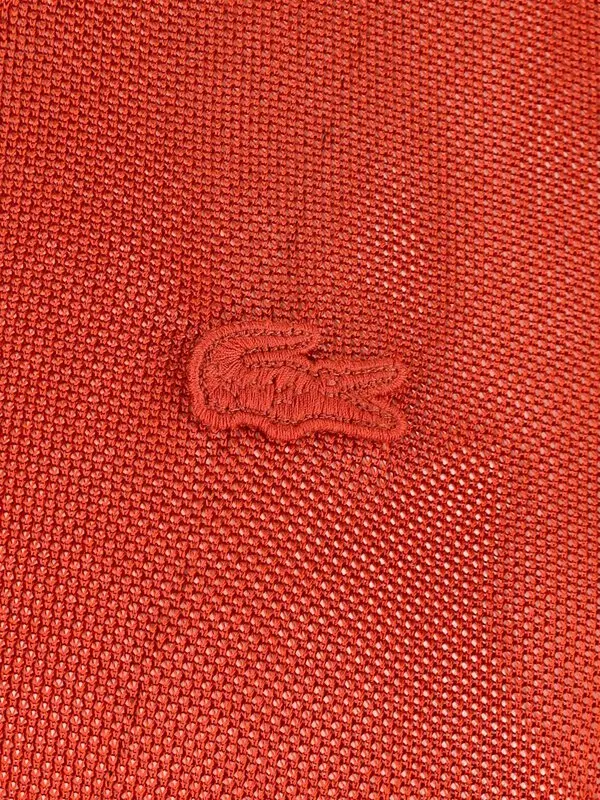 Lacoste Satin Viscose Piqué Polo - Orange