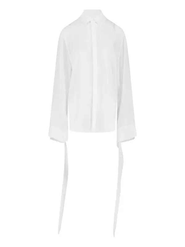 THE FRANKIE SHOP Verlin Chiffon Shirt - White