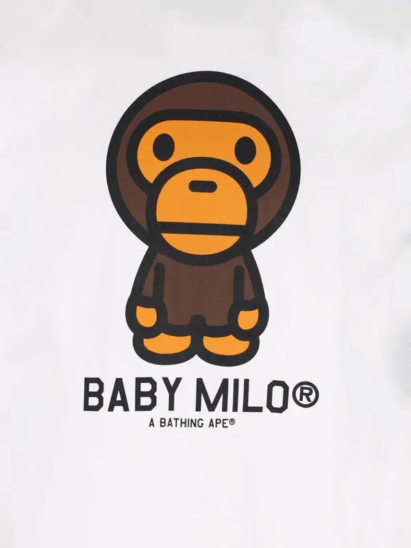 A BATHING APE T-shirt Logo "baby Milo - White