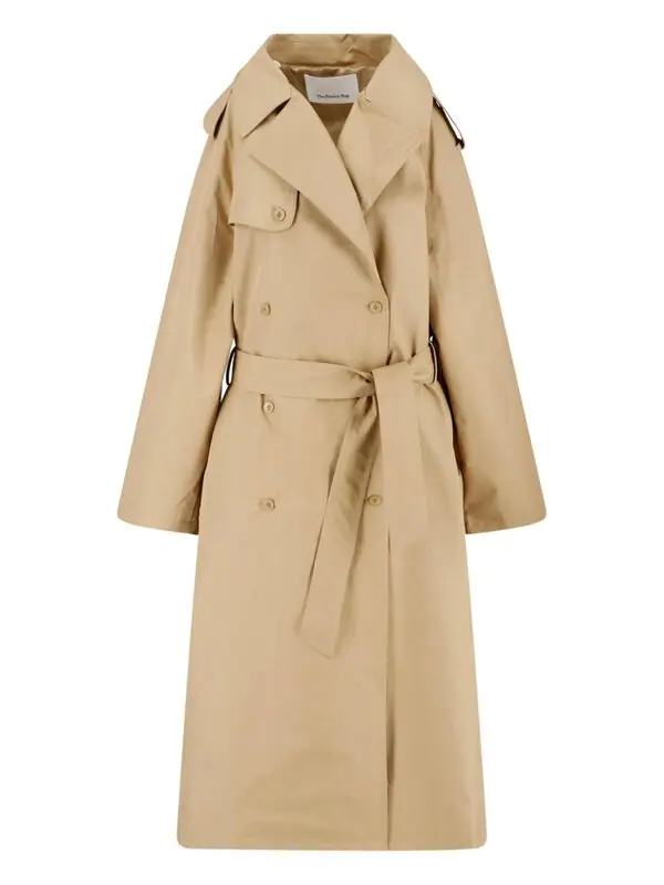 THE FRANKIE SHOP Riva Trench Coat - Beige