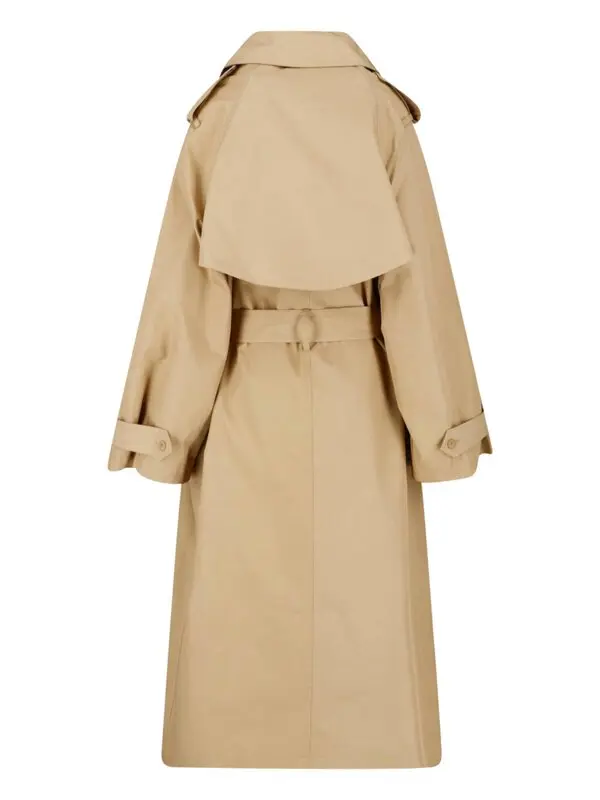 THE FRANKIE SHOP Riva Trench Coat - Beige