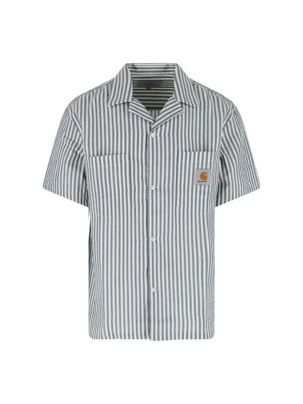 Carhartt Work In Progress Shirt "leevel - Light Blue