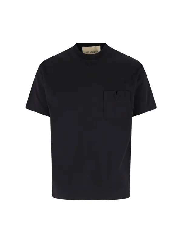 Valentino Garavani T-shirt "v Detail - Black