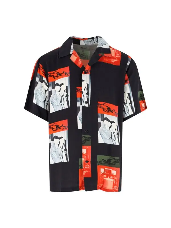 Carhartt Work In Progress Printed Shirt "sean Hamilton - Multi
