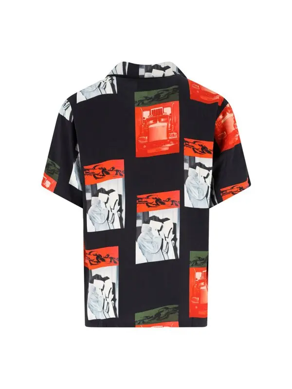 Carhartt Work In Progress Printed Shirt "sean Hamilton - Multi
