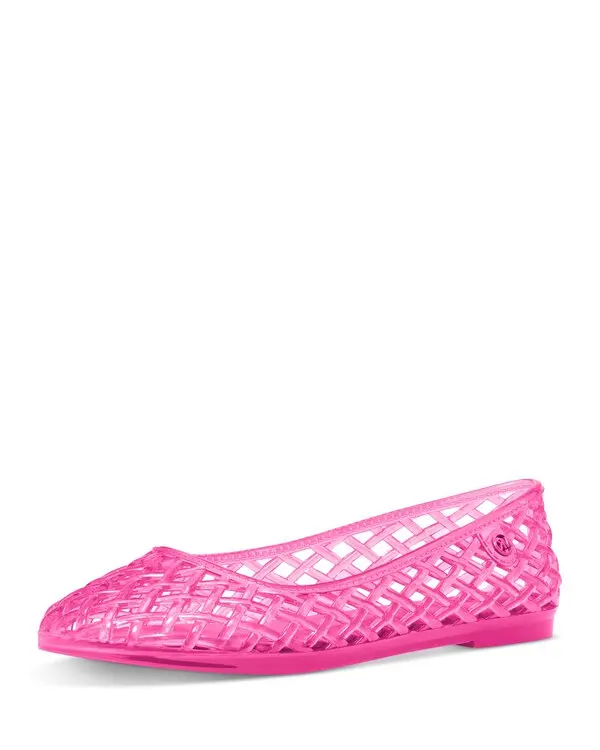 Michael Kors Pixie Jelly Ballet Flats - Raspberry