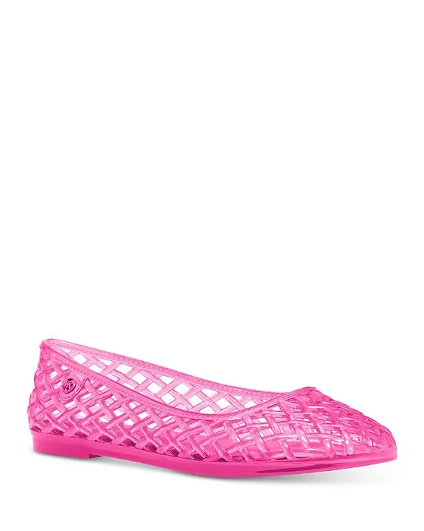 Michael Kors Pixie Jelly Ballet Flats - Raspberry