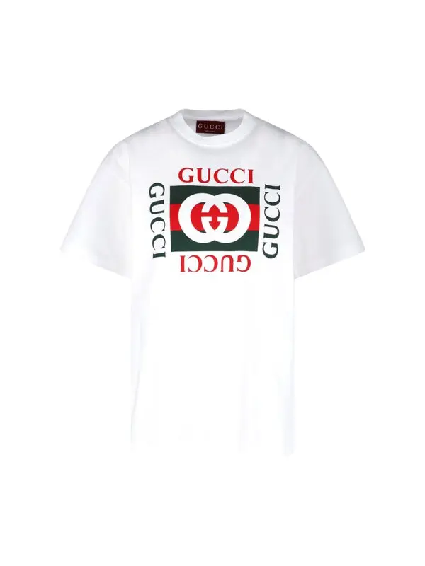 Gucci Gg Print T-shirt - White