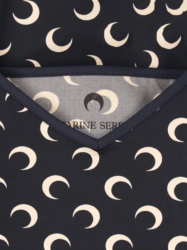 MARINE SERRE Monogram Top - Black