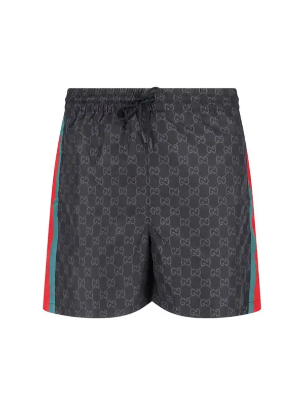 Gucci Swimsuit "gg - Black