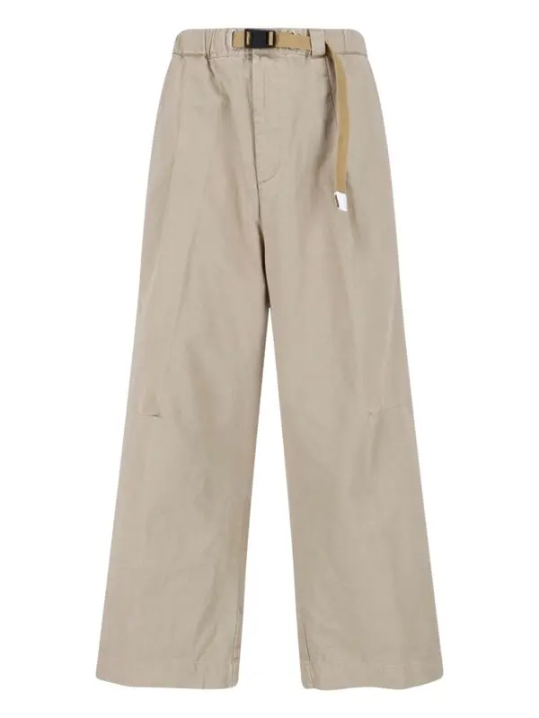 WHITE SAND Pants With Belt - Beige