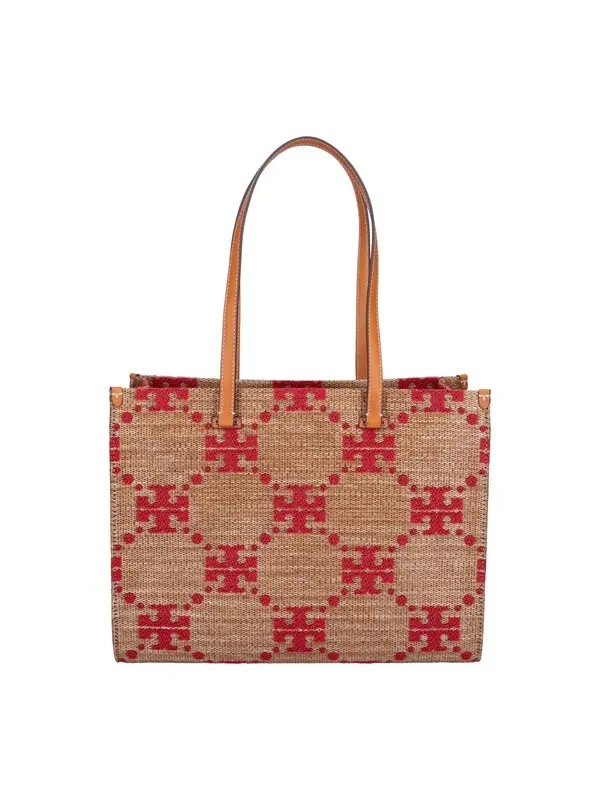 Tory Burch T Monogram Tote - Brown