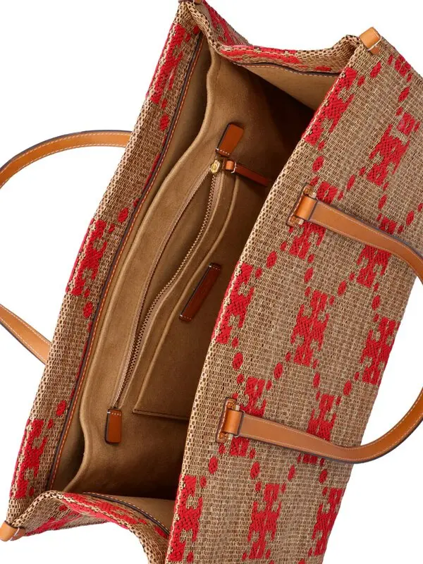 Tory Burch T Monogram Tote - Brown