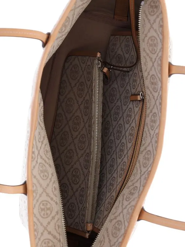 Tory Burch T Monogram Tote - White