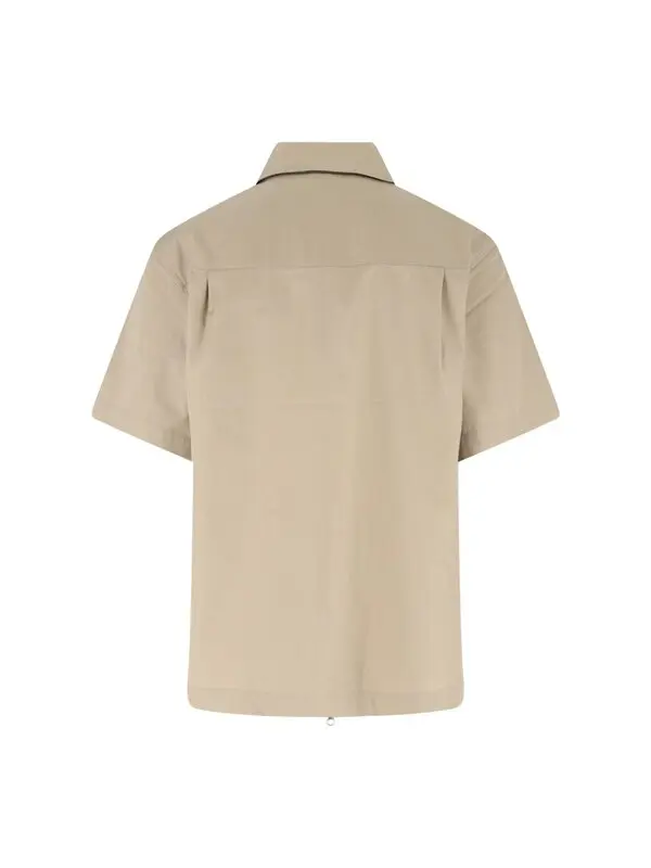 Carhartt Work In Progress Shirt "postal Zip - Beige