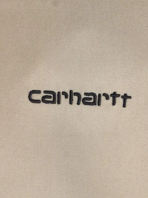 Carhartt Work In Progress Shirt "postal Zip - Beige