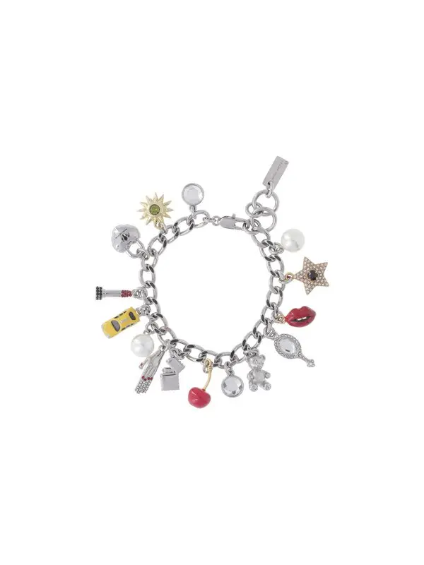 Marc Jacobs Trinket Charm Bracelet - Silver