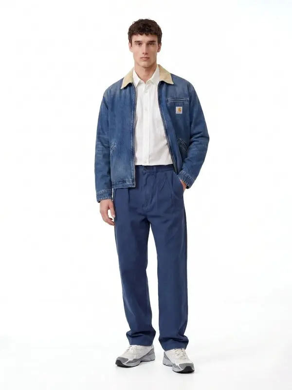 Carhartt Work In Progress Og Detroit Denim Jacket - Blue