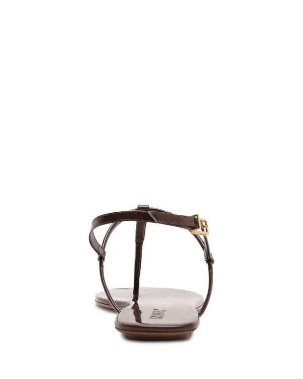 Schutz Elsha Strappy Thong Sandals - Root Brown