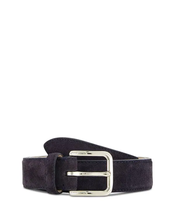 Vince Suede Stitched Belt - Coastal