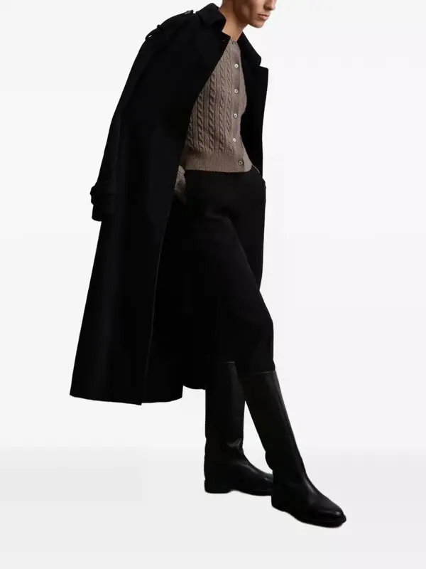 12 STOREEZ Cable-knit Cashmere Cardigan