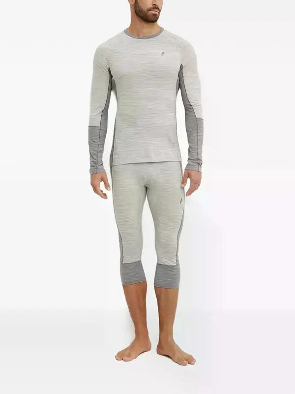 PEAK PERFORMANCE Panelled Cropped Leggings - Grey