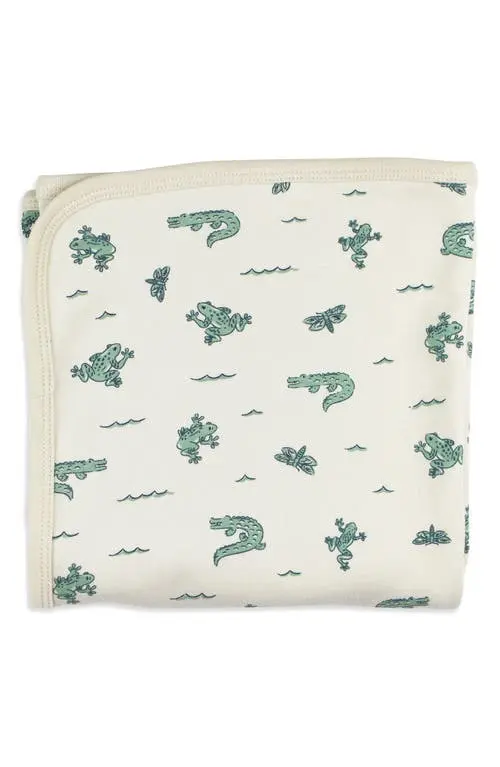 L'OVEDBABY Organic Cotton Baby Blanket - Alligator