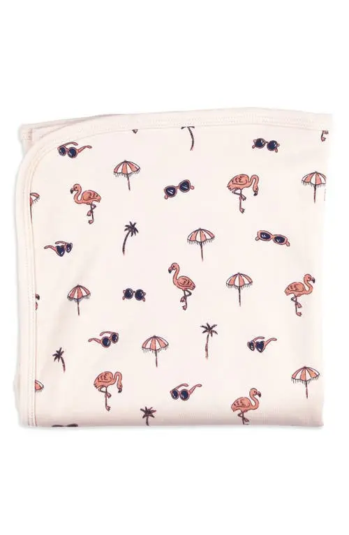 L'OVEDBABY Organic Cotton Baby Blanket - Flamingo