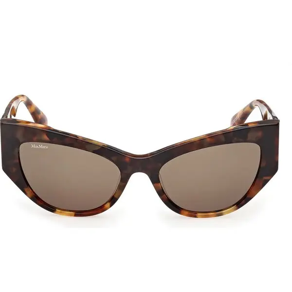 Max Mara 54mm Cat Eye Sunglasses - Dark To Blonde Havana/olive