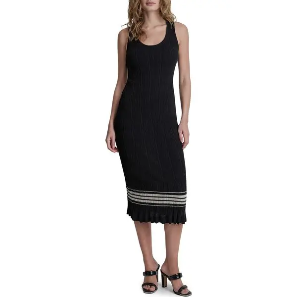 Dkny Rib Knit Midi Dress