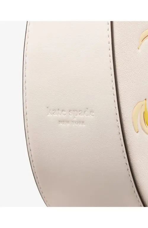 Kate Spade New York Leather Crossbody Bag With Removable Pouch - Cream Multi
