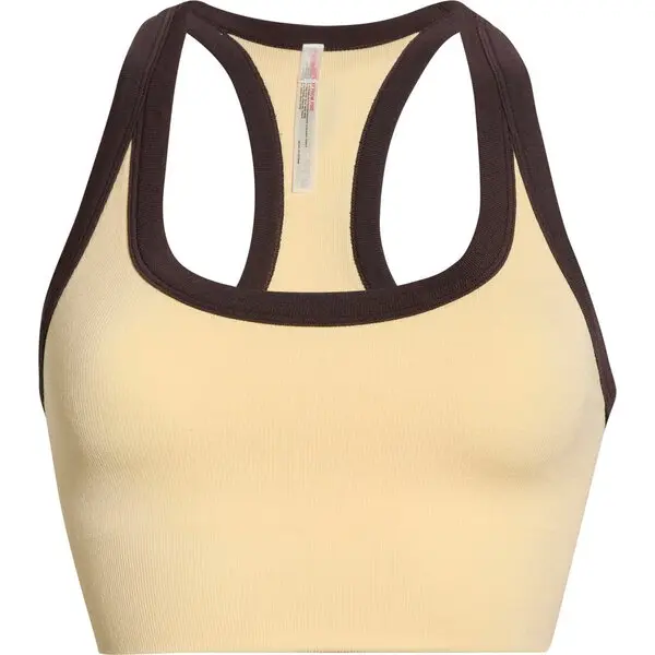 Free People Go To Colorblock Sports Bra - Sunlit Yellow Combo