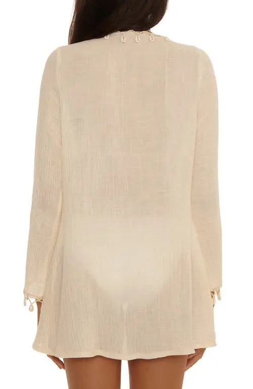 BECCA By Rebecca Virtue Crochet-trimmed Cover-up Tunic