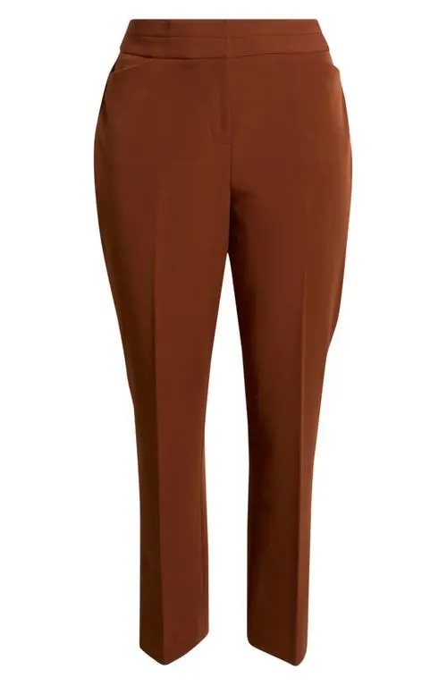 TAHARI ASL Bell Bottom Pants - Cinnamon