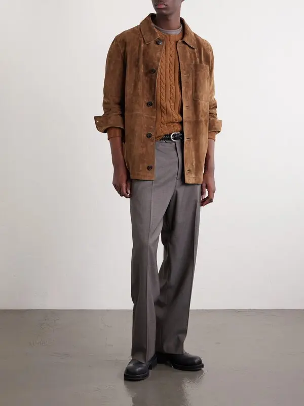 BEAMS Cable-knit Cotton Sweater - Brown